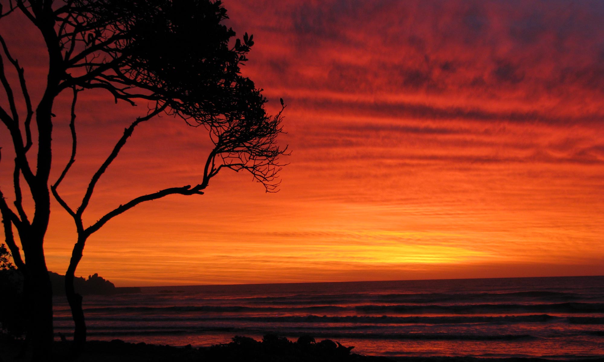 sunset4-2019 | Punakaiki Accommodation, West Coast New Zealand
